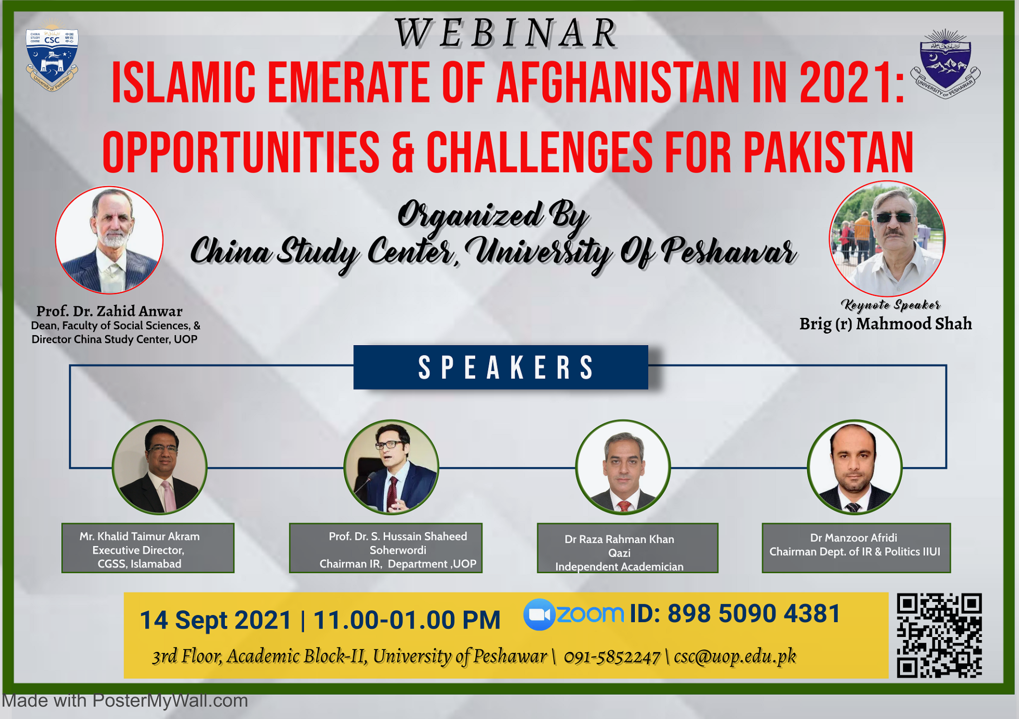 WEBINAR: ISLAMIC EMIRATE OF AFGHANISTAN IN 2021: OPPORTUNITIES AND ...
